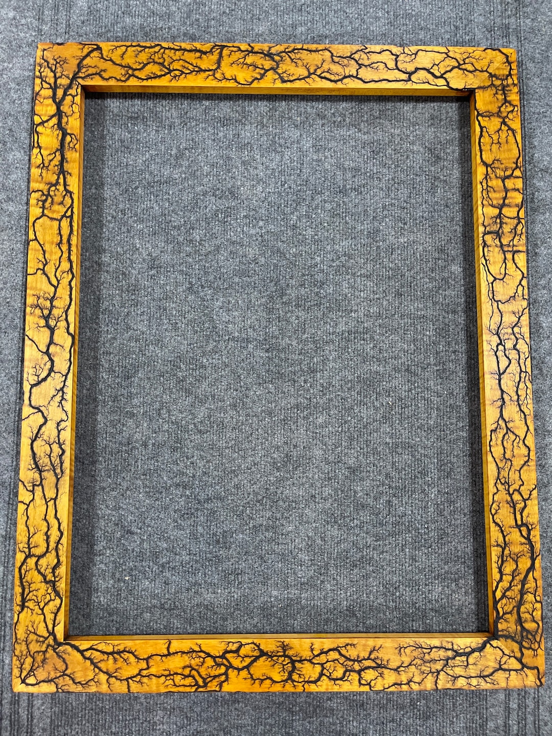 18x24 Fractal Burn Maple Unique Picture Frame - Etsy