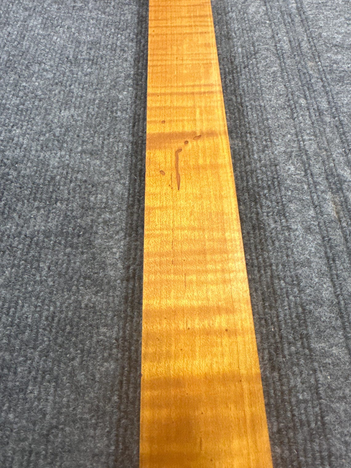 18x24 Light Worm Tracks Curly Maple Honey Amber Dye Picture Frame - Etsy
