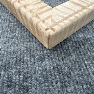 5 X 7 Curly Maple Picture Frame - Etsy