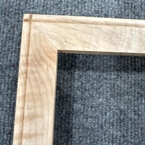 5 X 7 Curly Maple Picture Frame - Etsy