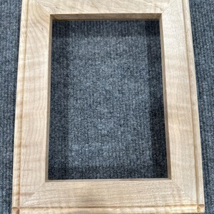 5 X 7 Curly Maple Picture Frame - Etsy