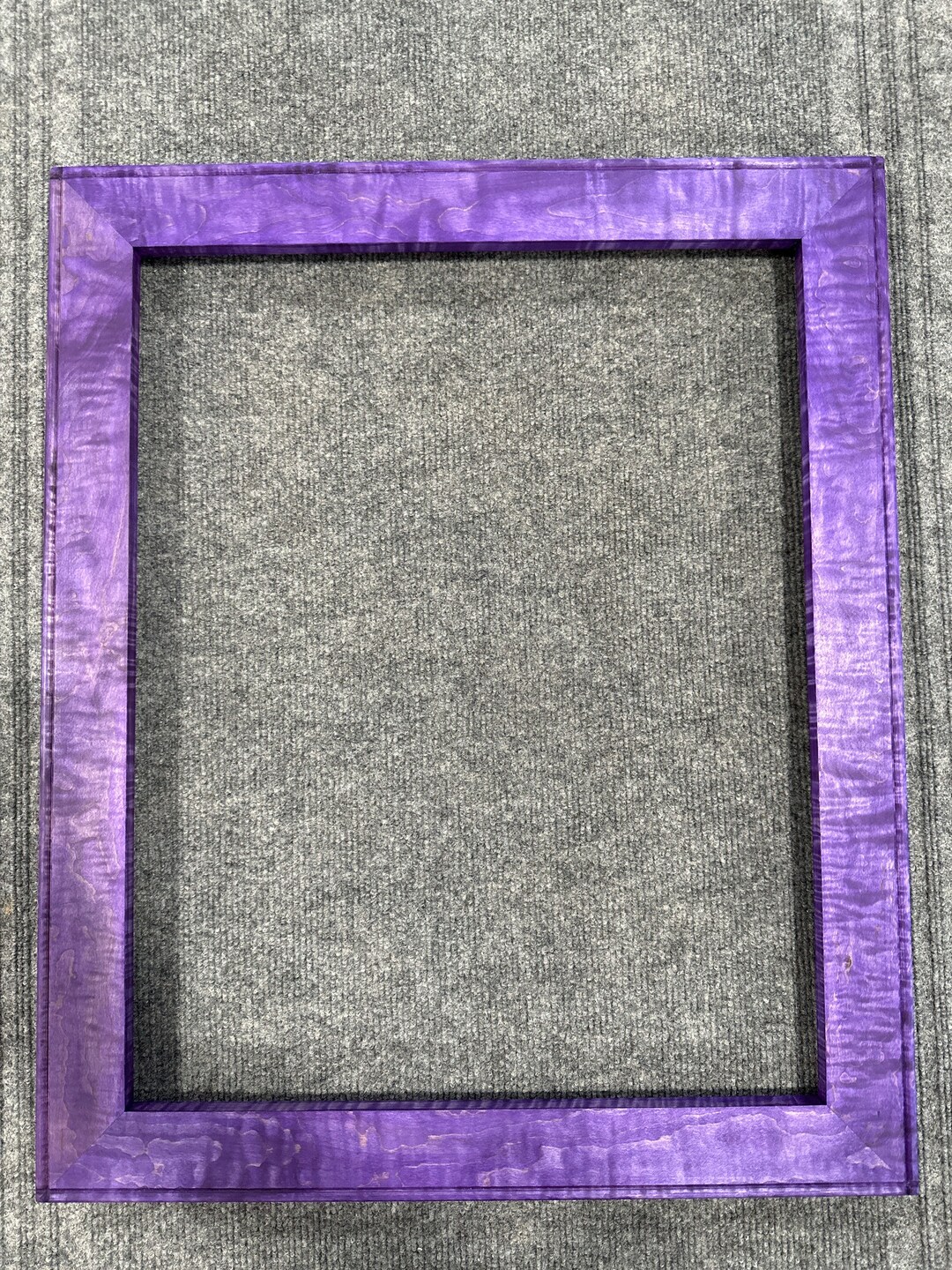 16 X 20 Curly Maple Purple Dye Picture Frame - Etsy