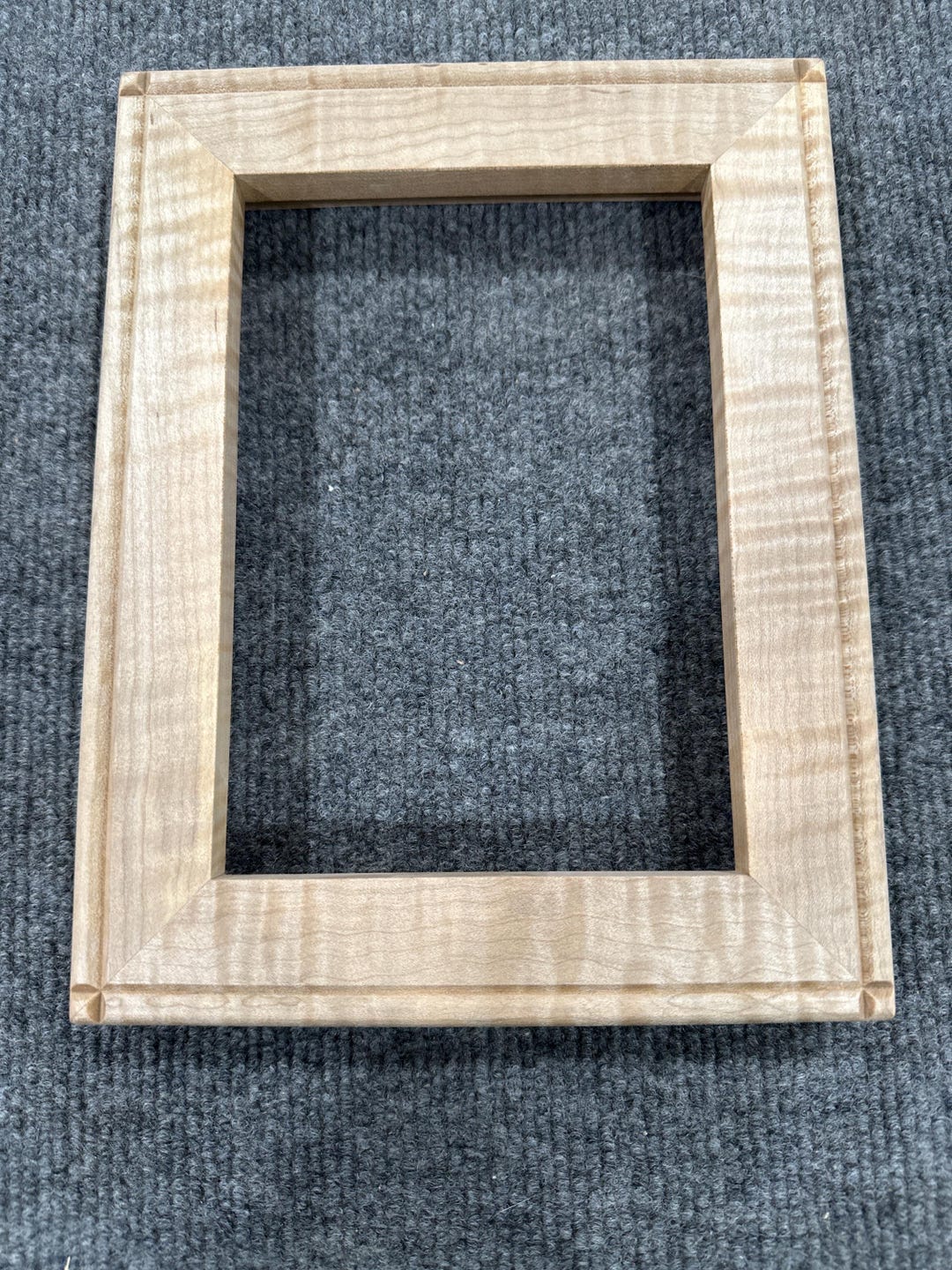 5 X 7 Curly Maple Picture Frame - Etsy