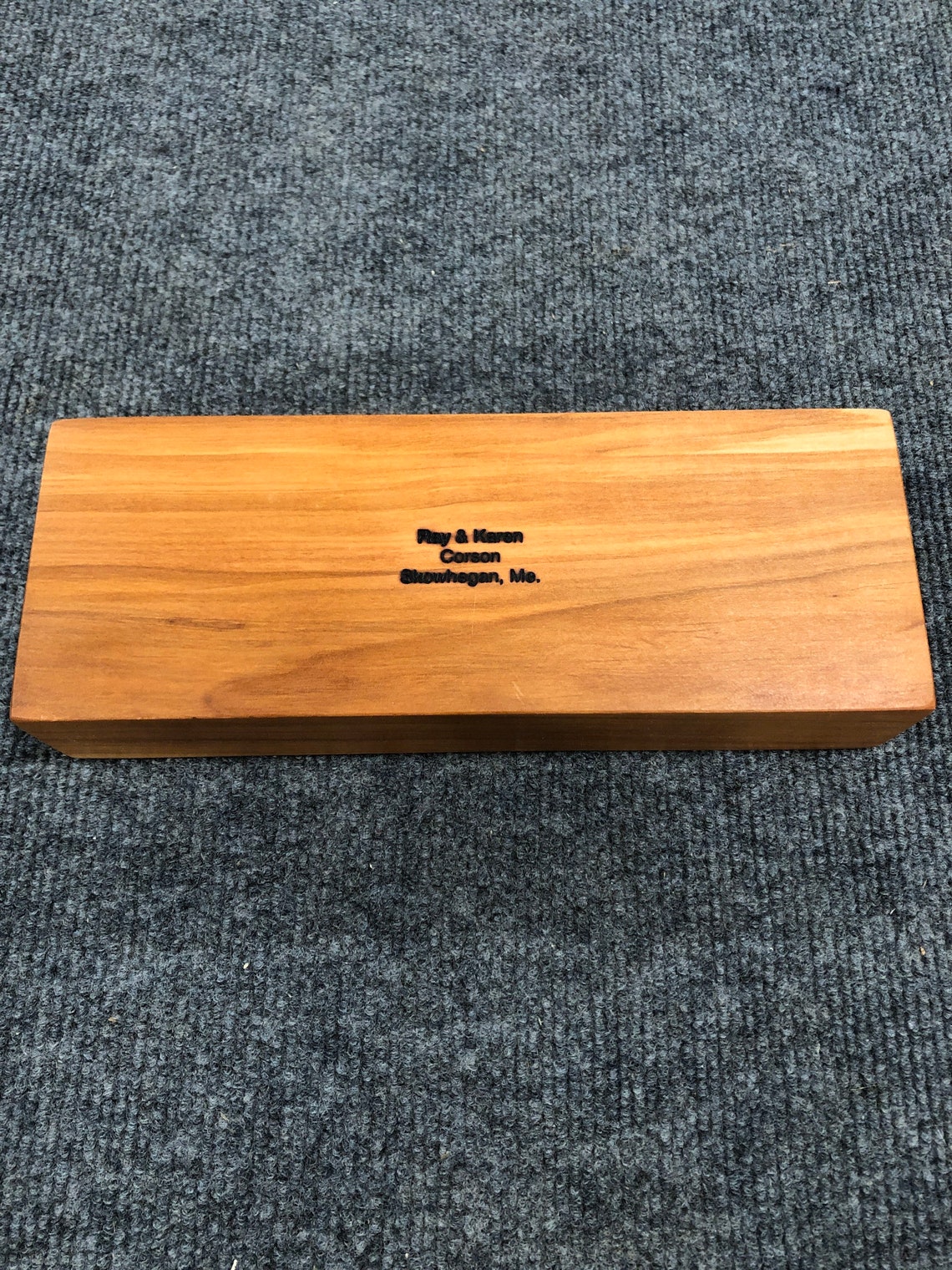 Handcrafted Apple Wood Desk Caddy: Organizer, Pen Holder - Etsy