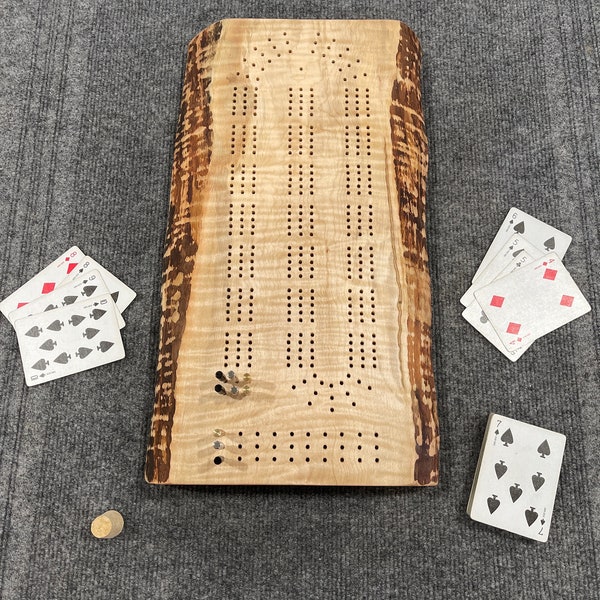 Rustic Cribbage Board - Etsy