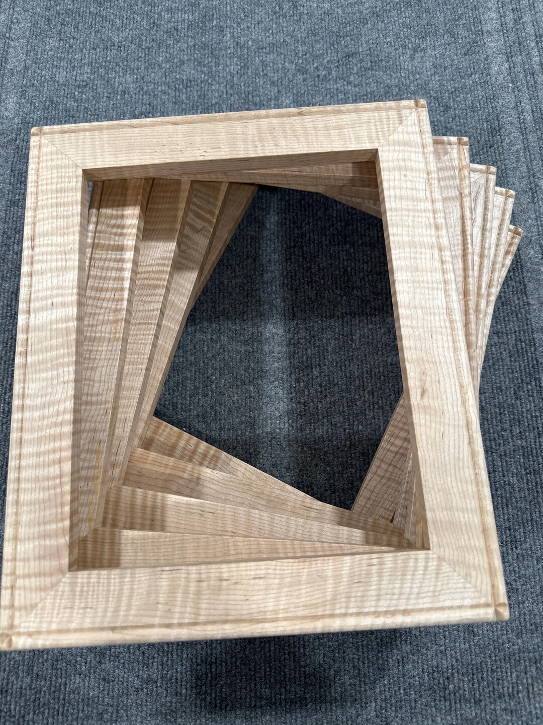 8x10 Curly Maple Picture Frame - Etsy