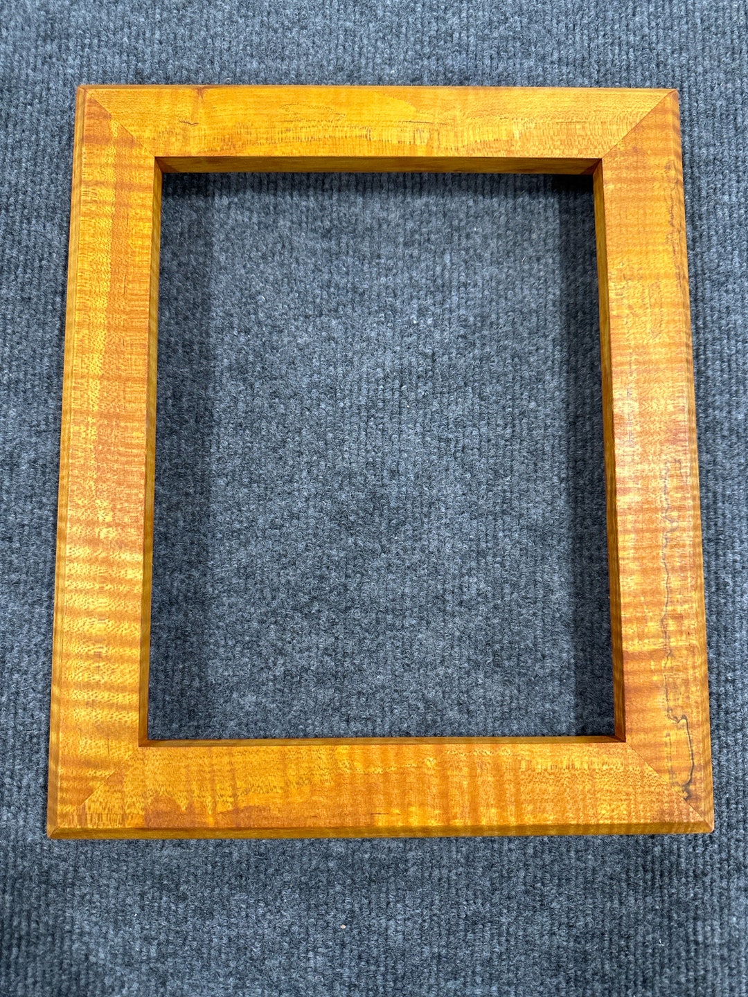 8x10 Spalted Curly Maple Picture Frame Honey Amber Dye SCMH3 - Etsy