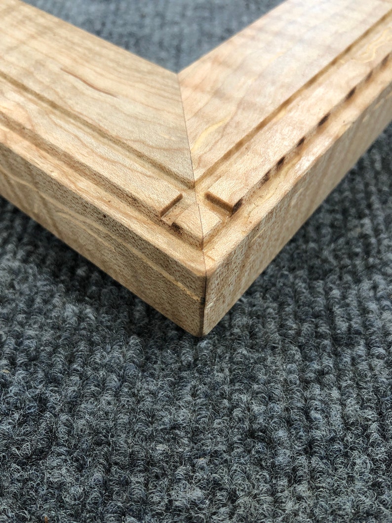 9X12 Curly Maple Light Worm Tracks Picture Frame CM22 - Etsy