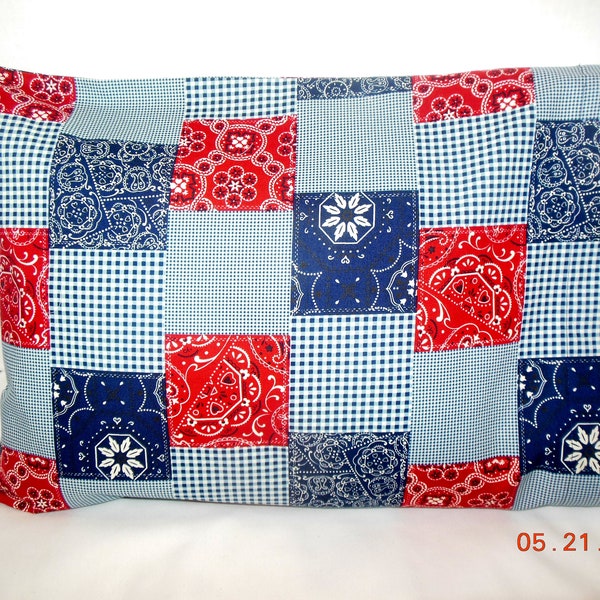 Patchwork Pillowcase - Etsy