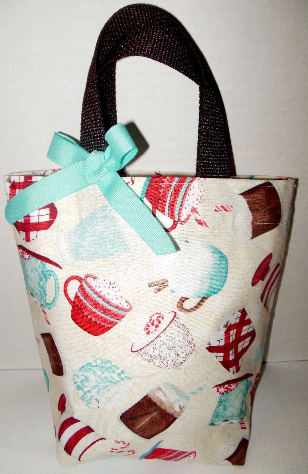 Café/Hot Chocolate Purse Tote/Sac-cadeau - Etsy France