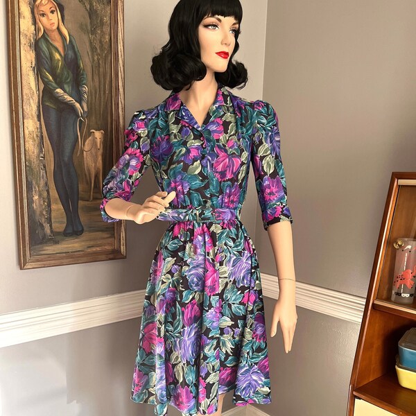 80s Secretary Dress - Etsy