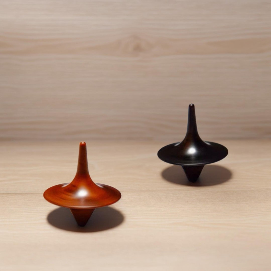 Handcrafted Wooden Spinning Top - Etsy