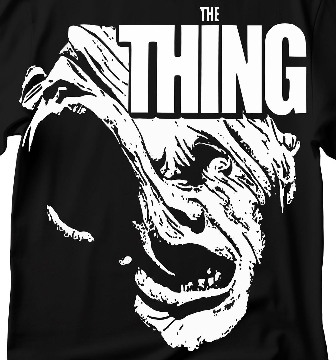 The Thing Movie T-shirt: Retro 80s Horror Film Tee - Etsy