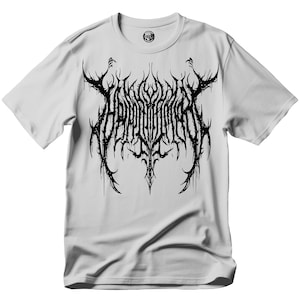 Gothic Lettering T-shirt: Dark Tribal Design - Etsy