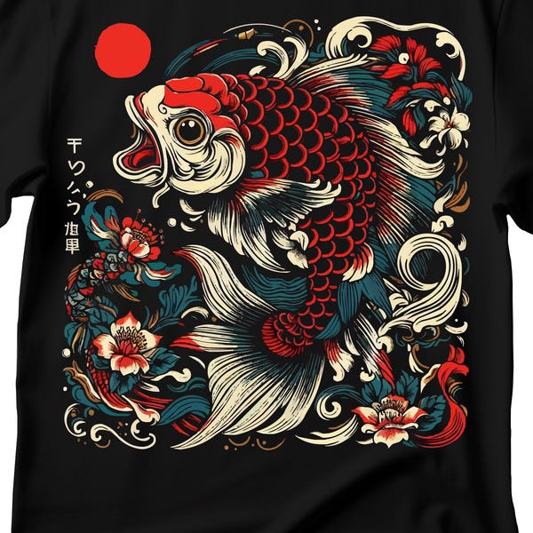 Japanese Art T Shirts - Etsy