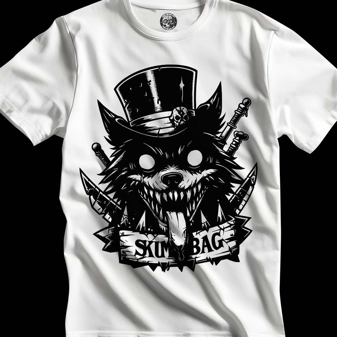 Wolf T-shirt, Dark Wolf T-shirt, Dark Art T-shirt, Bad Wolf T-shirt ...
