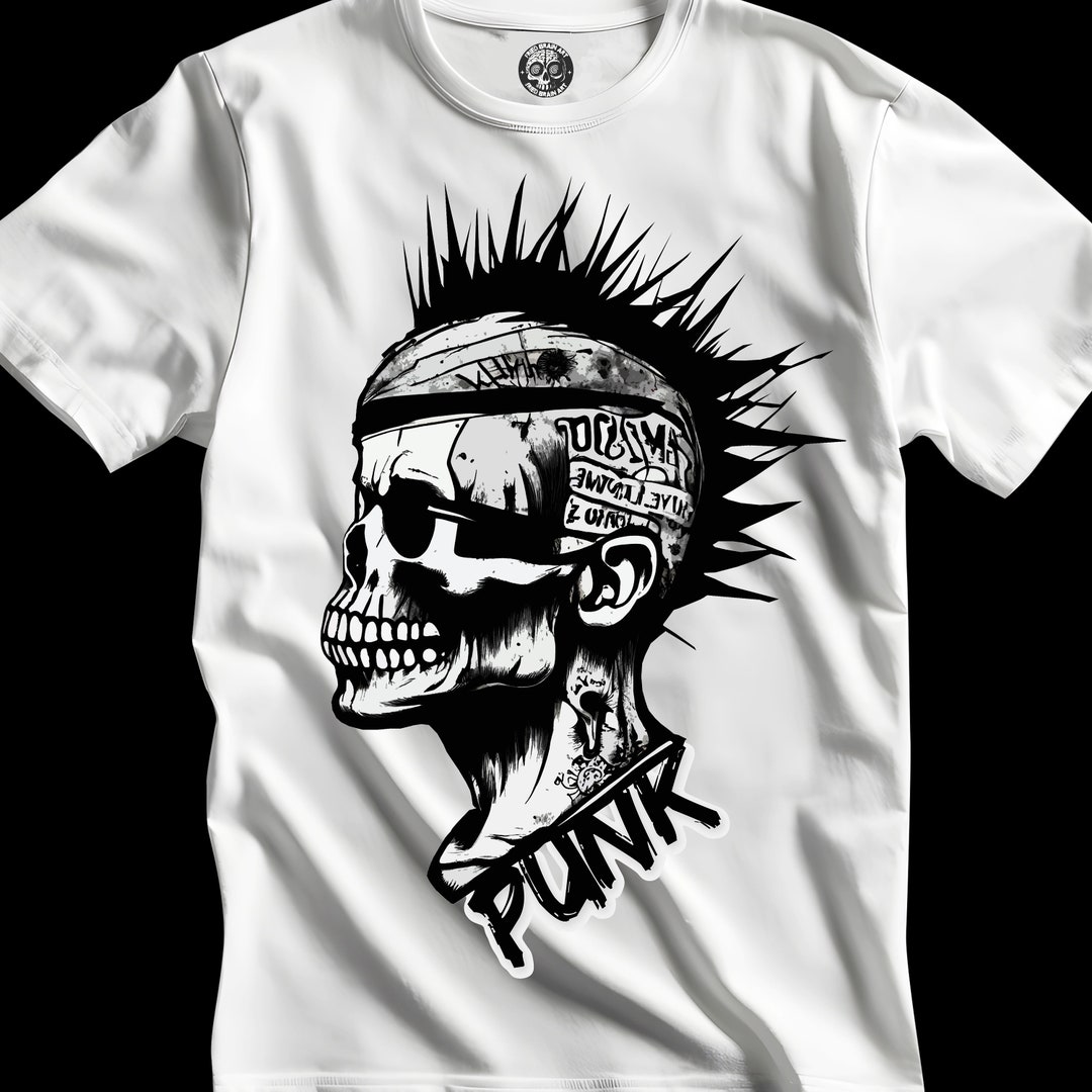 Punk T-shirt, Punk Rock T-shirt, Rock and Roll T-shirt, Bad Ass T-shirt ...