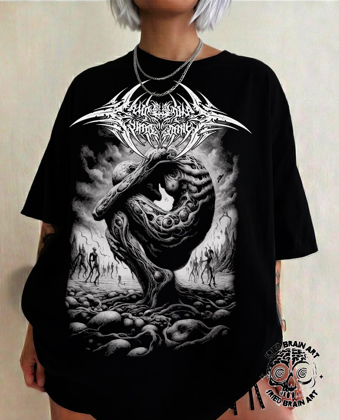 Gothic Dark Art T-shirt, Black Rock and Roll T-shirt - Etsy