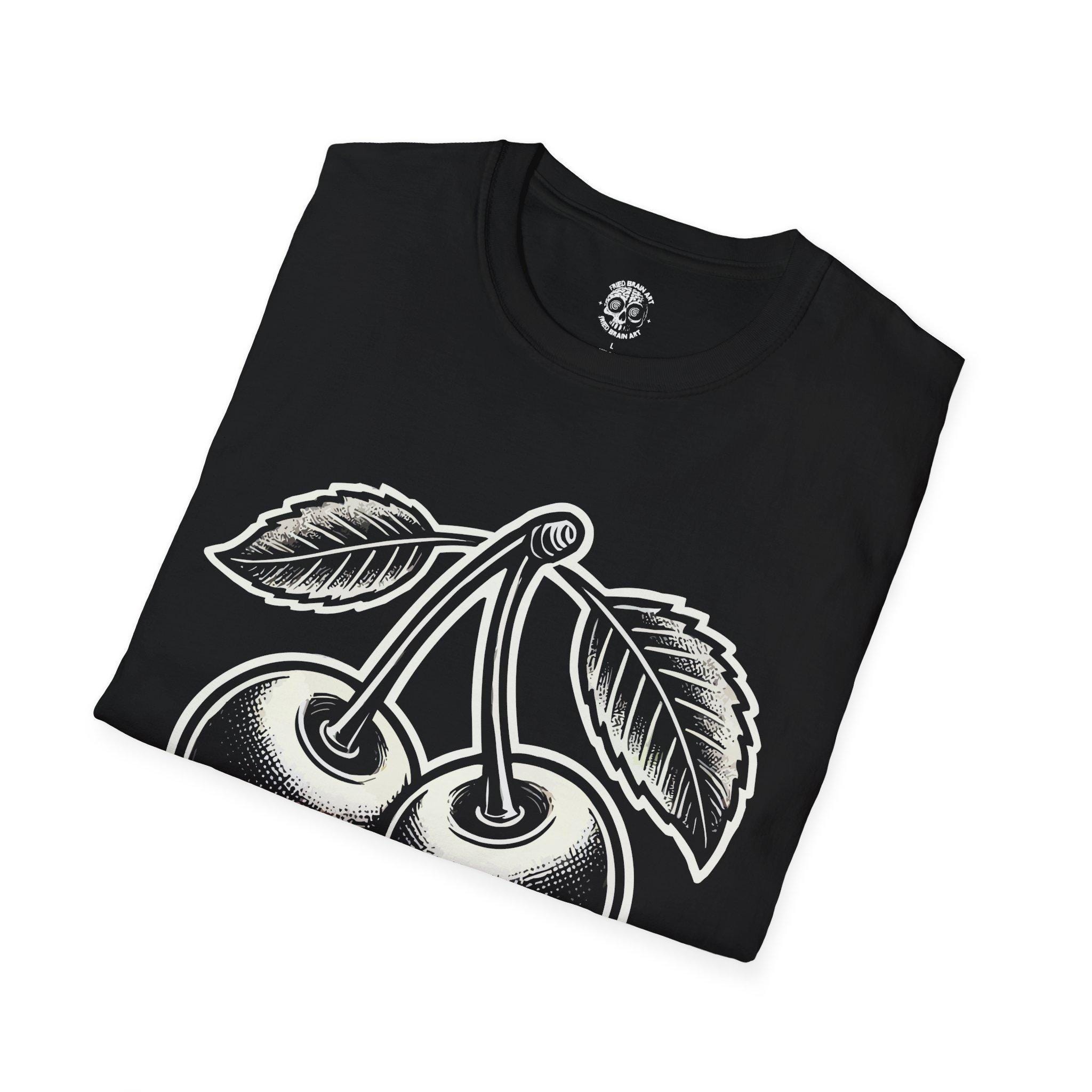 Cherry Bomb T-shirt: Retro Fruit Graphic Tee - Etsy