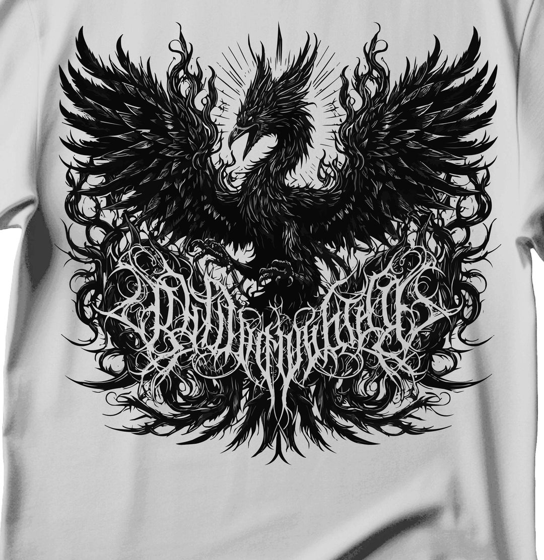 Phoenix T-shirt, Phoenix T-shirt, Dark Phoenix T-shirt, Gothic Phoenix ...