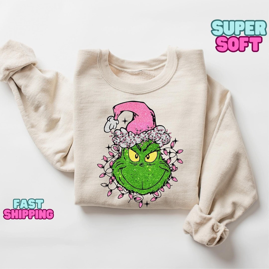 Christmas Crinc Sweatshirt, Whimsical Crinc Max Sweatshirt, Festive ...