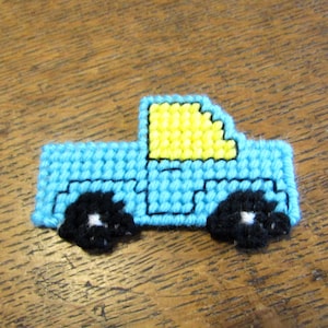 Trio of Trucks Magnets. Pickup Truck, Dump Truck, Semi Tractor-trailer ...