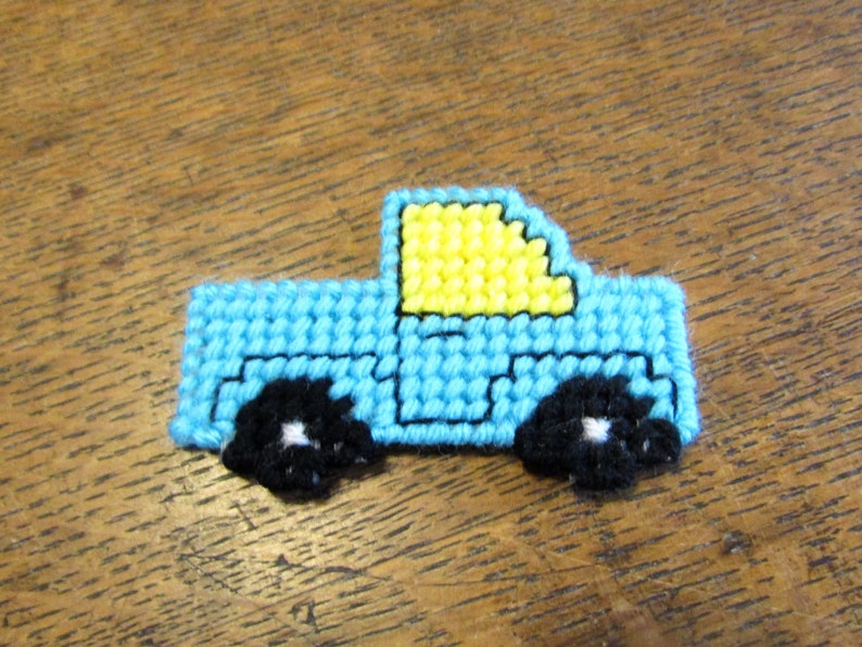 Trio of Trucks Magnets. Pickup Truck, Dump Truck, Semi Tractor-trailer ...