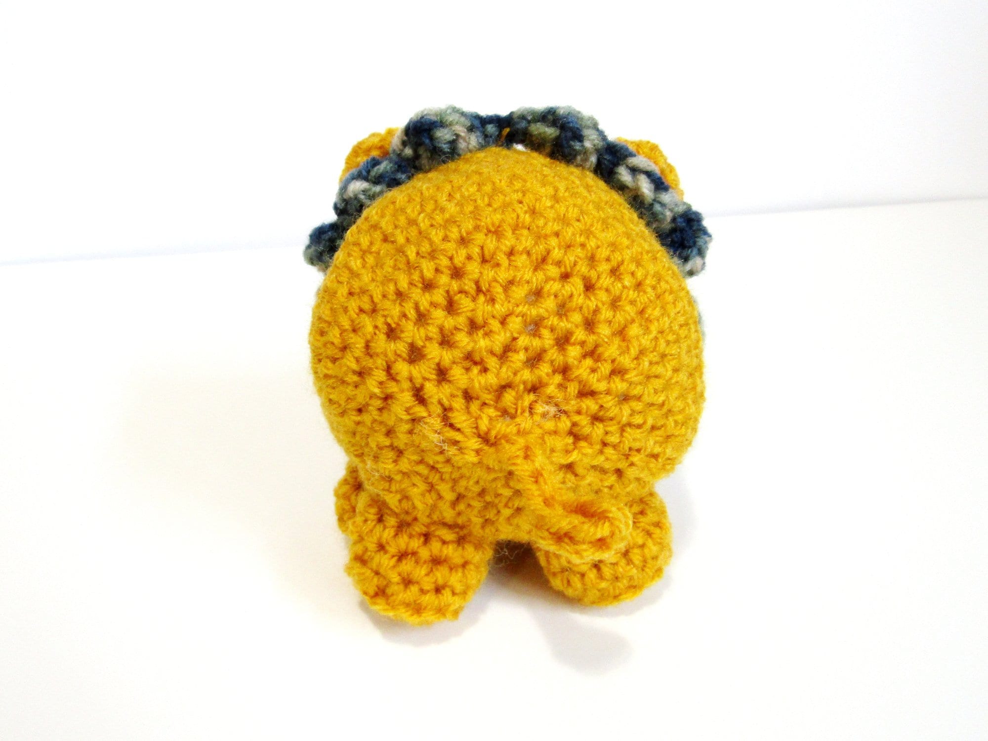 Luke the Lovable Lion Plush Animal. Amigurumi Animal in Kawaii Crochet ...