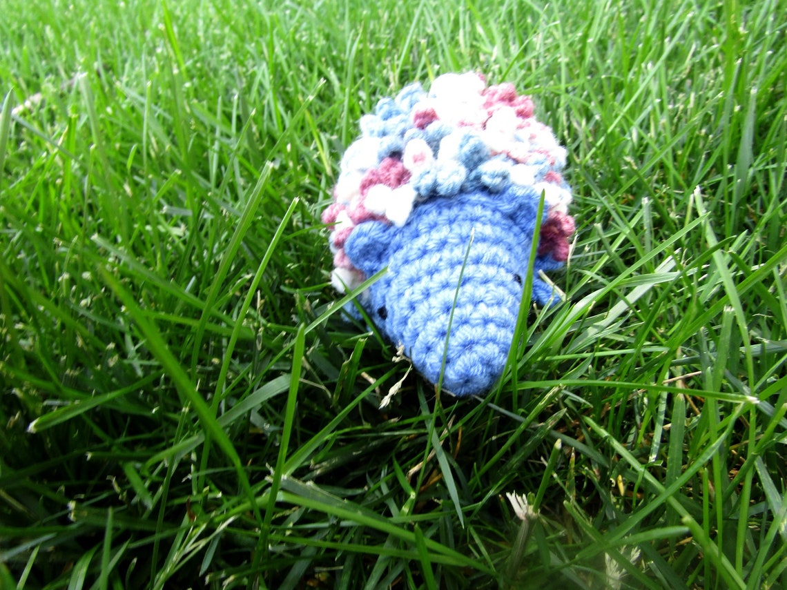 Blue Hedgehog Stuffed Animal Plushie. Toy Hedgehog. Crochet Cutie ...