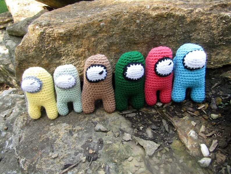 Crew Mate Characters. Video Game Characters in Crochet. Toy - Etsy