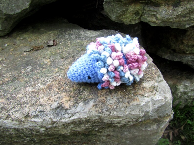 Blue Hedgehog Stuffed Animal Plushie. Toy Hedgehog. Crochet Cutie ...