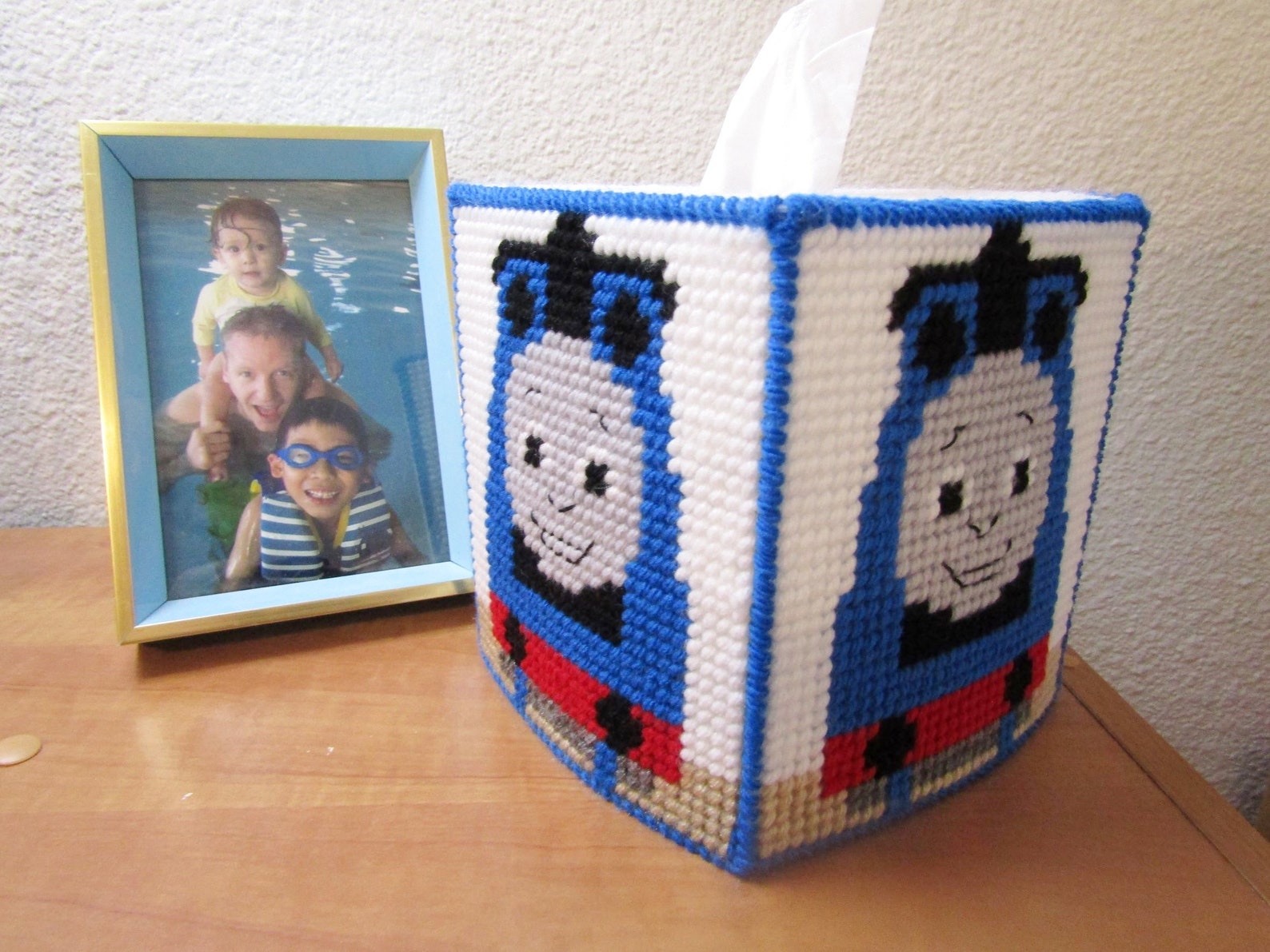 Storybook Train Tissue Box Cover. Child-favorite Cartoon Train - Etsy