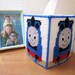 Storybook Train Tissue Box Cover. Child-favorite Cartoon Train - Etsy
