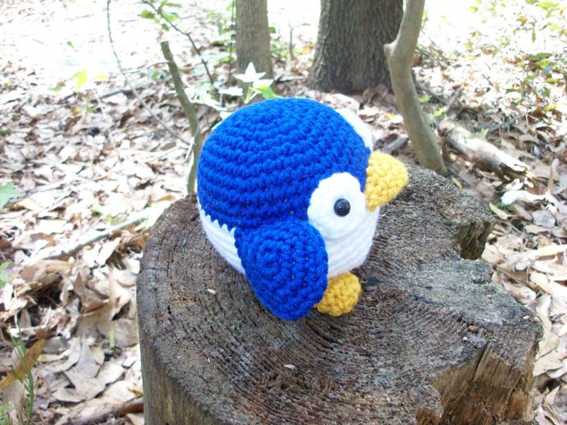 Royal Blue Plush Penguin. Cute Cuddle Buddy Blue Penguin. | Etsy