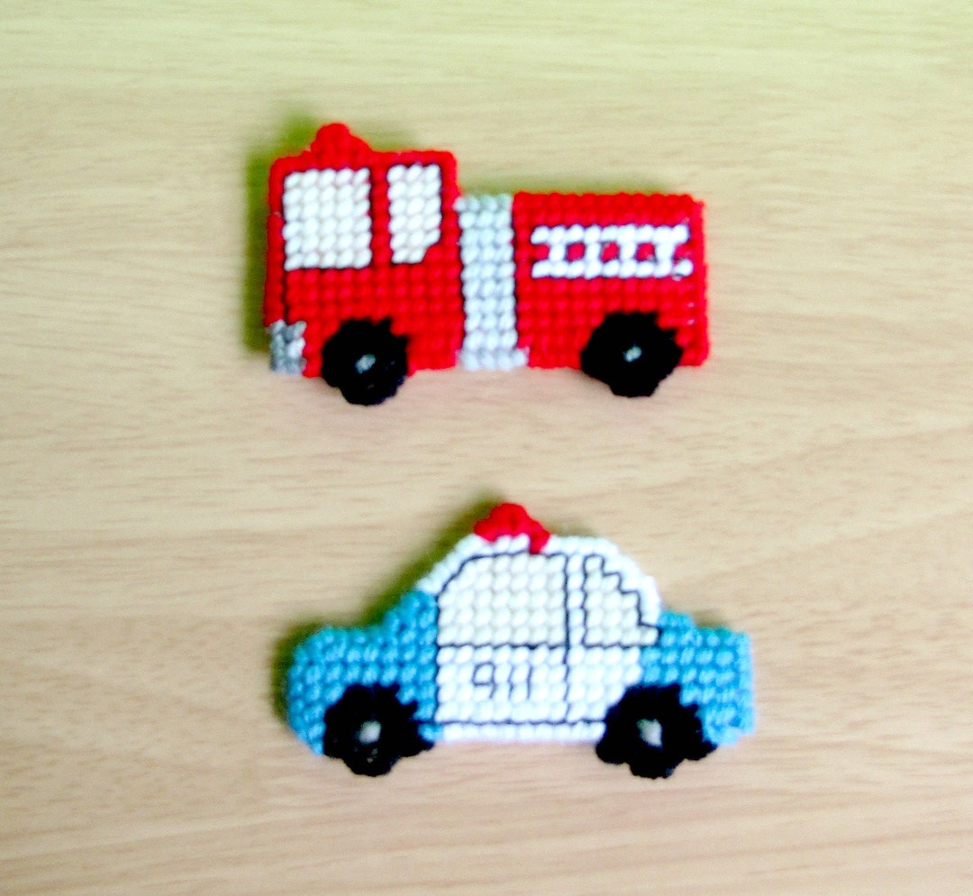 First Responder EMS Vehicles Magnets. Firetruck. Police Car. Emergency ...