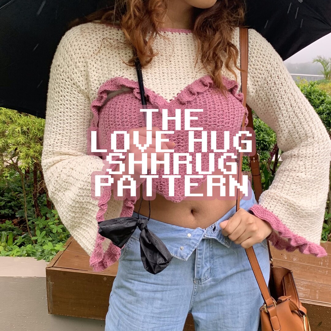 Love Hug Shrug Crochet Pattern - Etsy