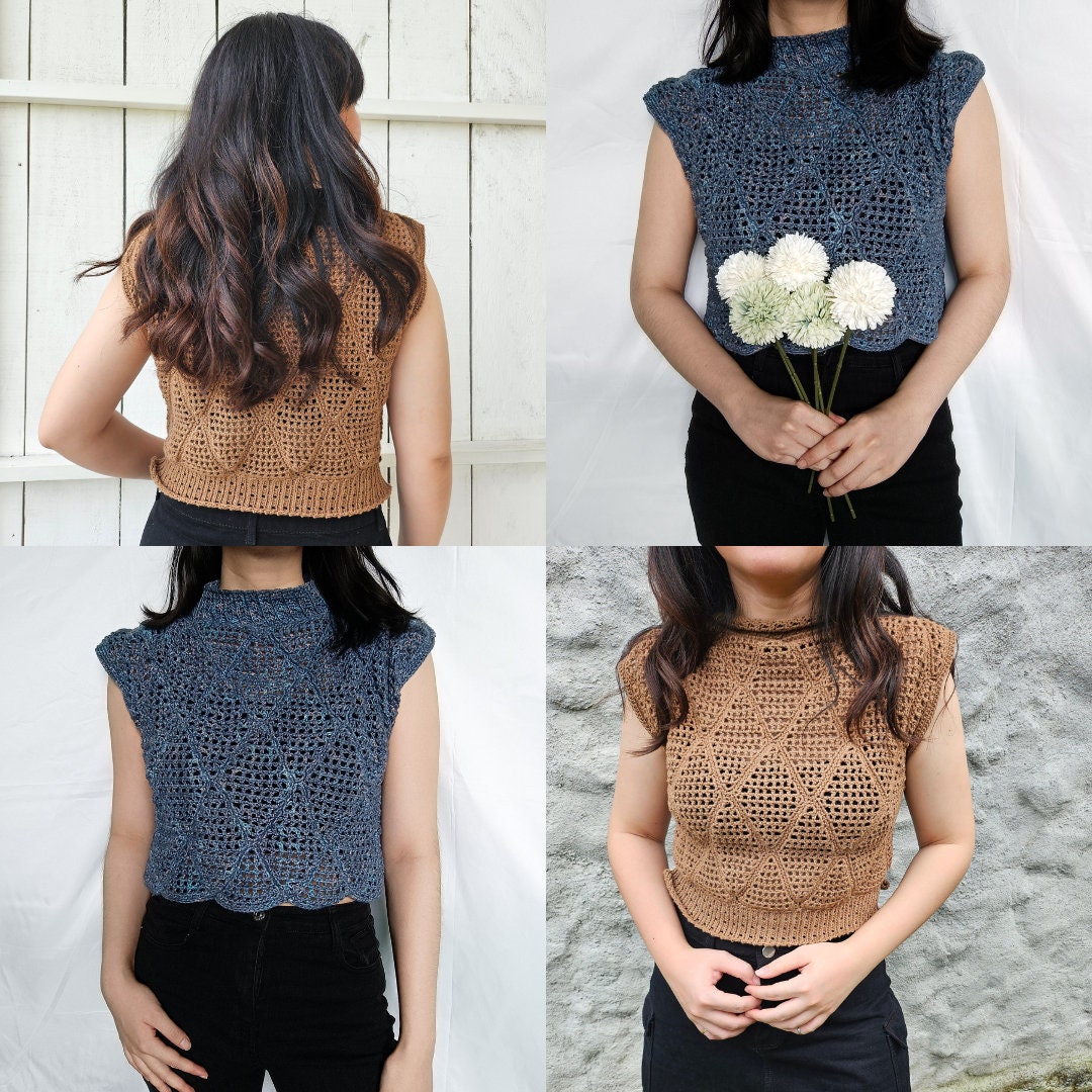 Dia Vest Shrug Sweater Crochet Pattern - Etsy