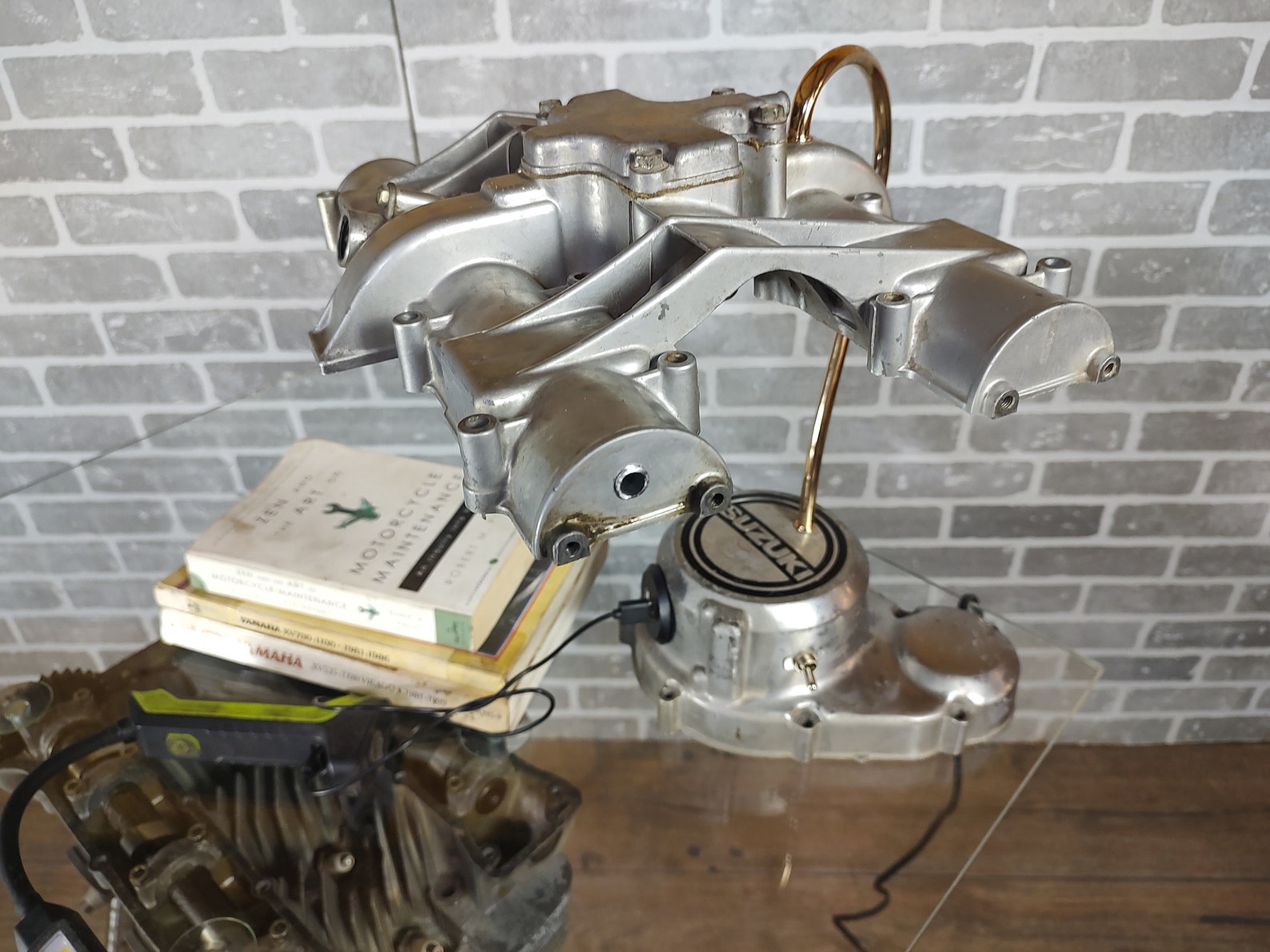 Motorcycle Valve Cover Table Lamp Suzuki GS550 - Etsy
