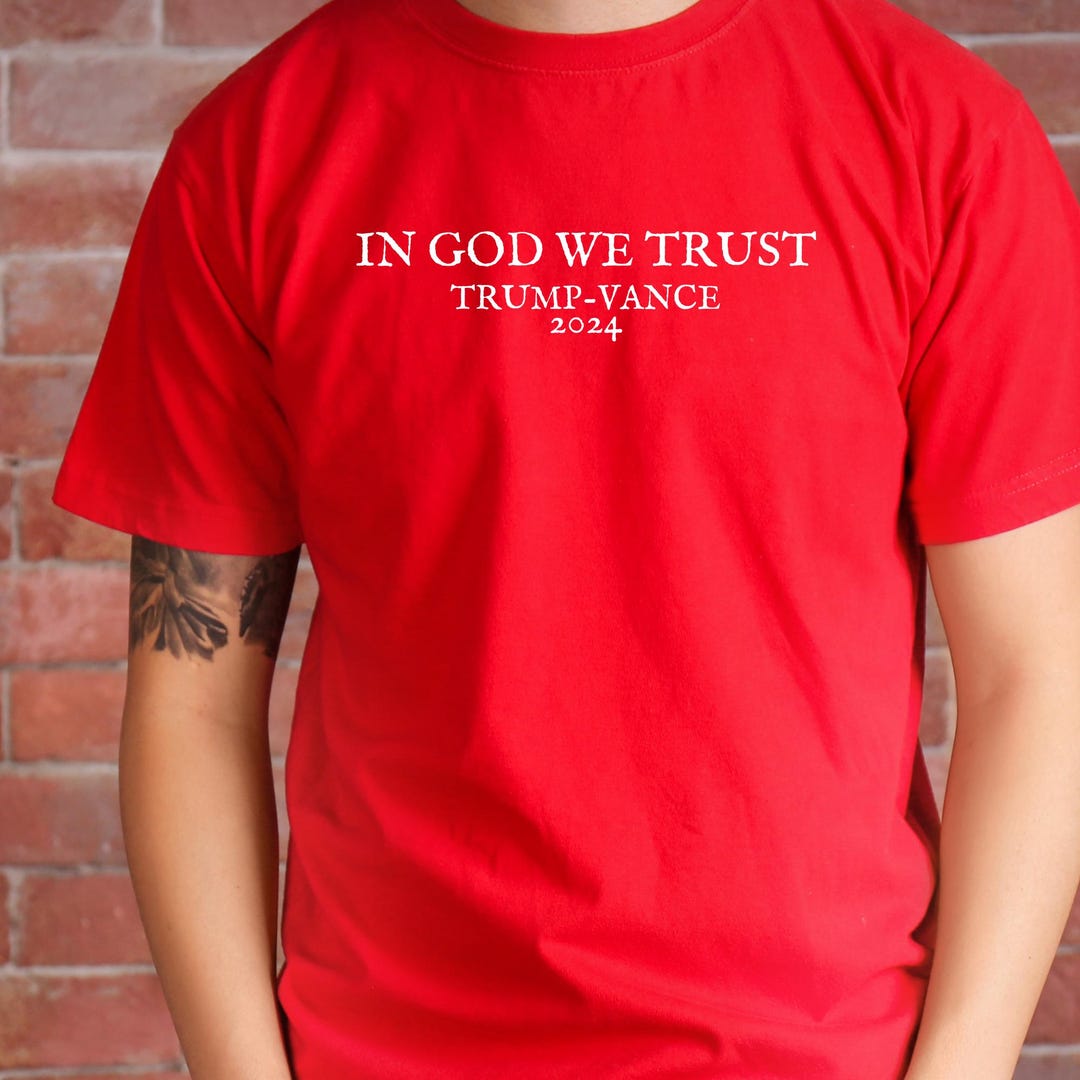 TSHIRT in GOD We Trust - Etsy