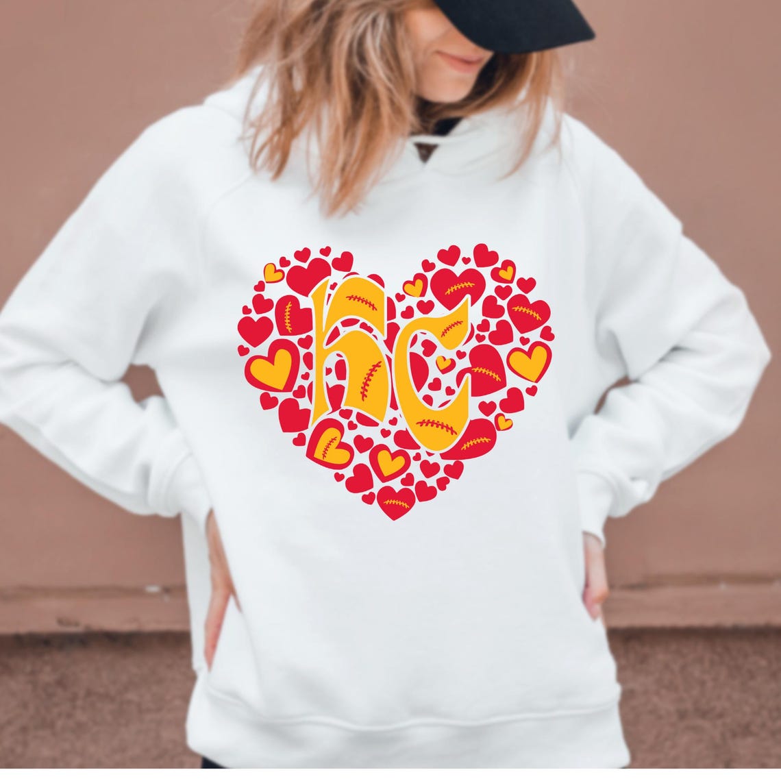 PNG Digital Download - 3 Peat 3PEAT Three Peat Hearts Groovy Love KC ...