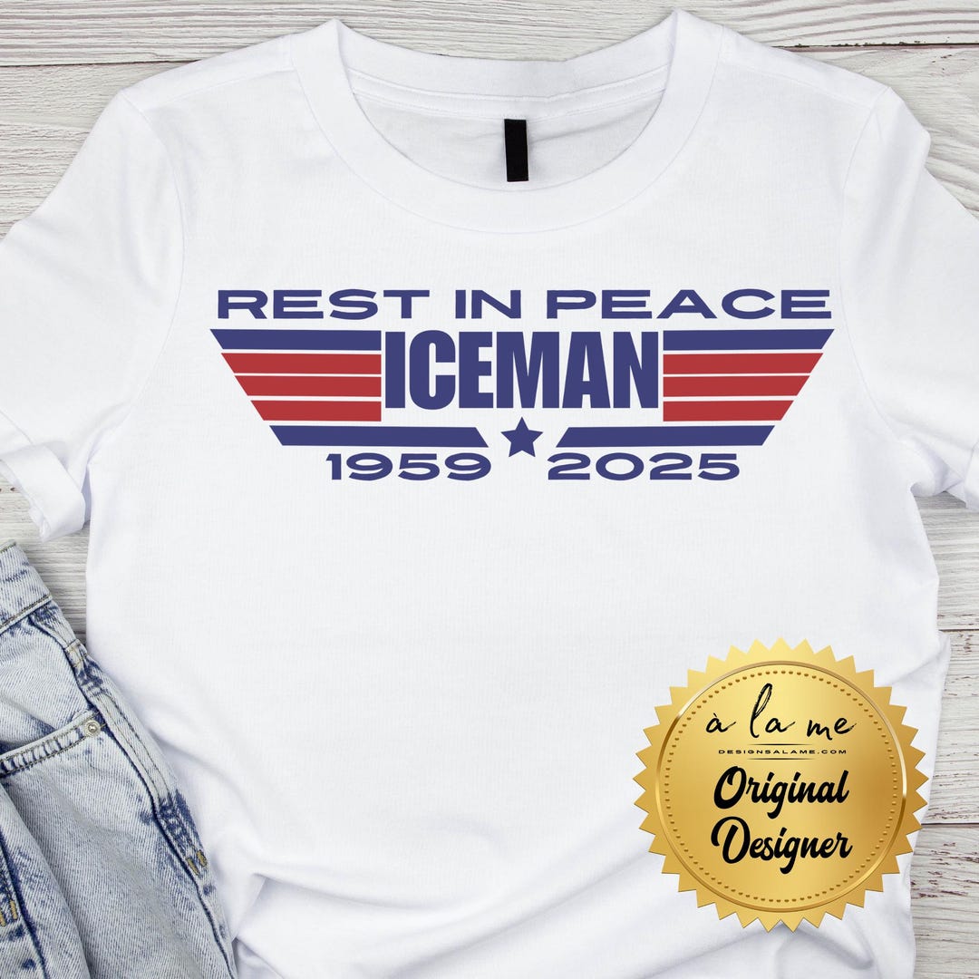 PNG RIP Iceman Pilot Movie - Digital Download for Transfers - Etsy