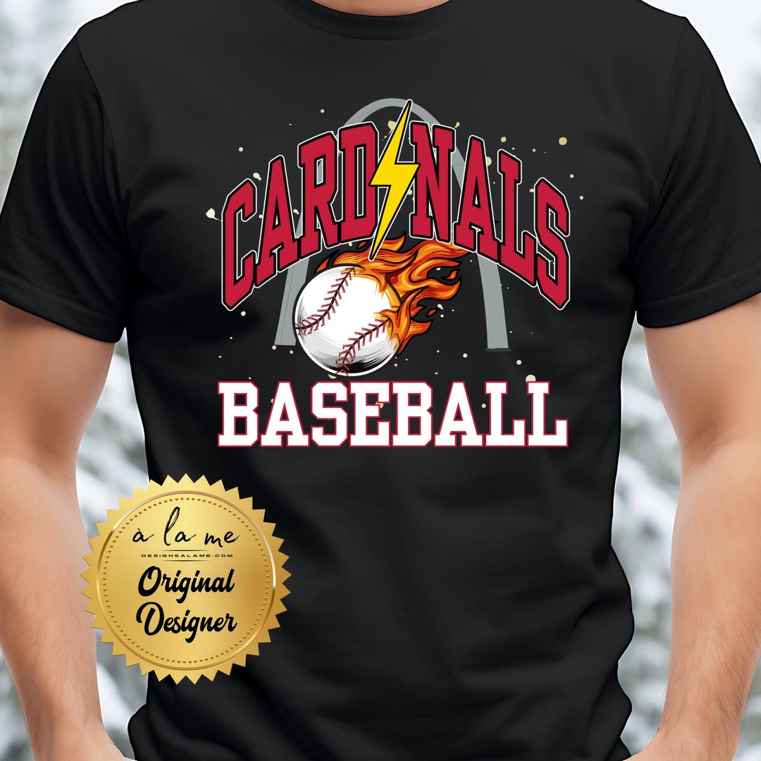 PNG Digital Download - St Louis CARDS Baseball Arch - for DTF Transfers ...