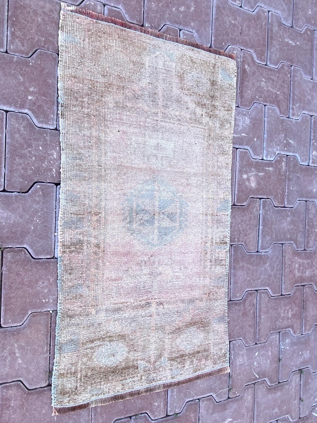 2x3 Vintage Tiny Rug 2x3 Faded Colors Bath Mat Rug,handmade Entry Door ...
