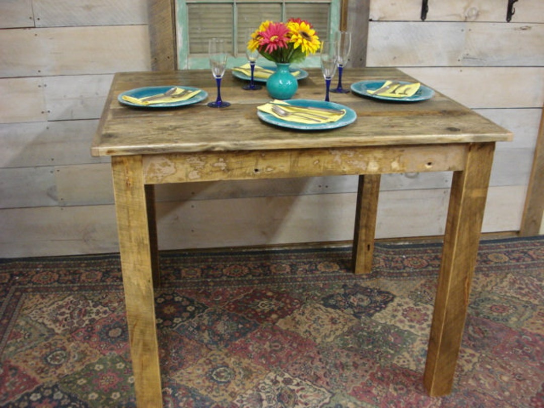 Rustic Table, Farmhouse Table, Dining Table, Counter Height Table ...