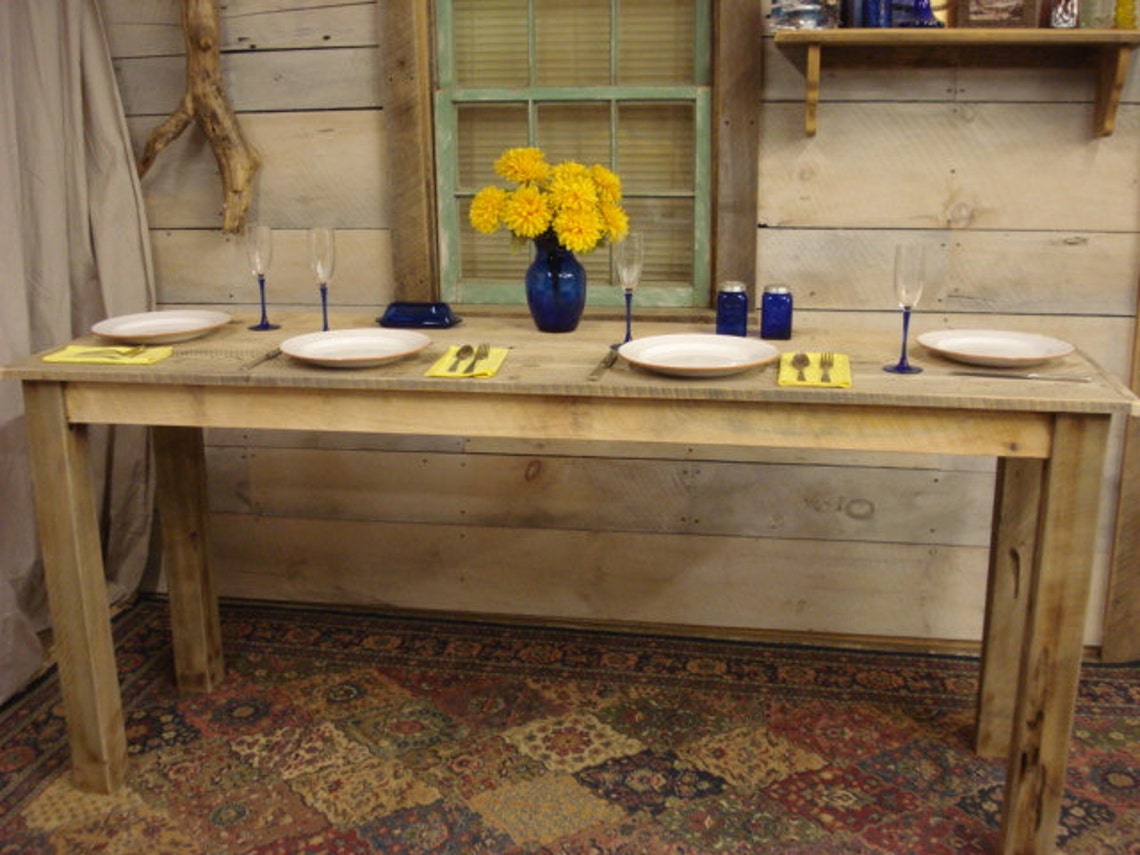 Farmhouse Table Counter Height Dining Room Table 78 X - Etsy