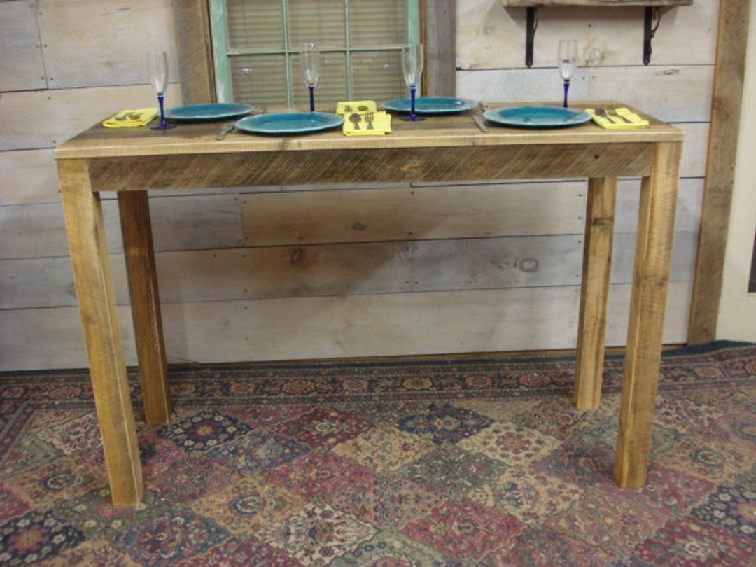 Rustic Counter Height Table Farmhouse Table 60 X - Etsy