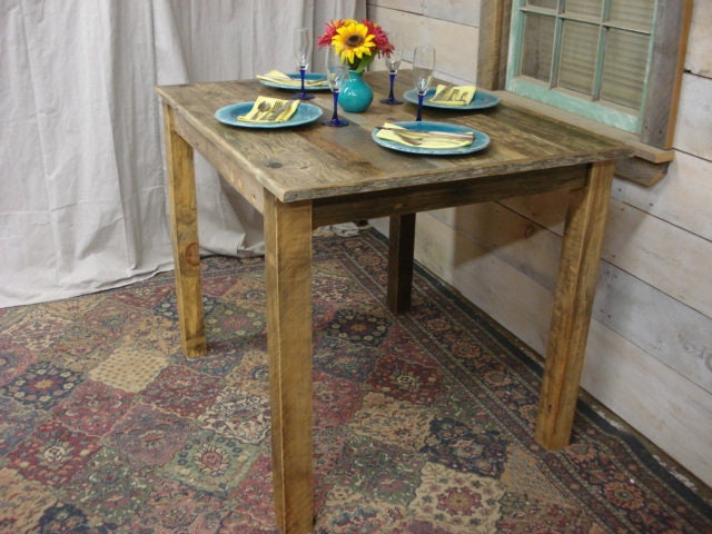 Rustic Table Farmhouse Table Dining Table Counter Height | Etsy