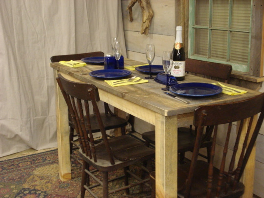 Table , Counter Height Dining Room Table, Farmhouse 60 X 24 X 36h - Etsy