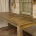 Farmhouse Table, Rustic Dining Room Table 120 X 30 X 30 36h pictured is ...