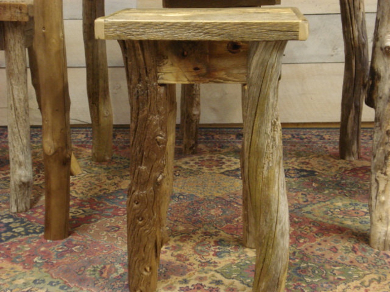 Wood Stool Driftwood Stool Farmhouse Stool - Etsy